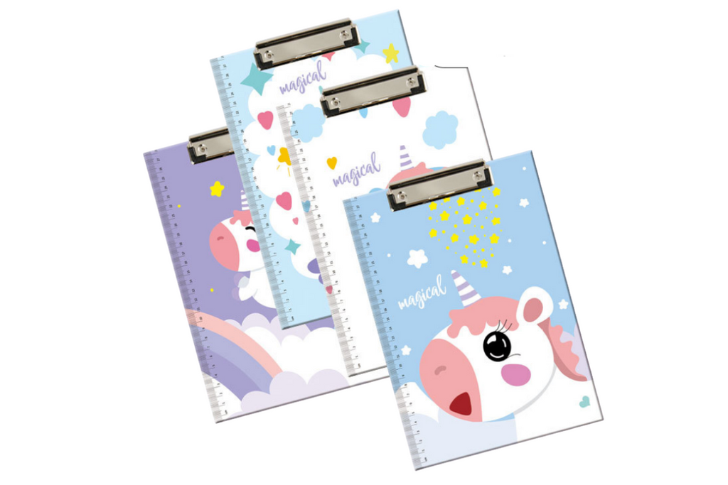 A4 Unicorn Theme Clip Folder – One Dollar Only