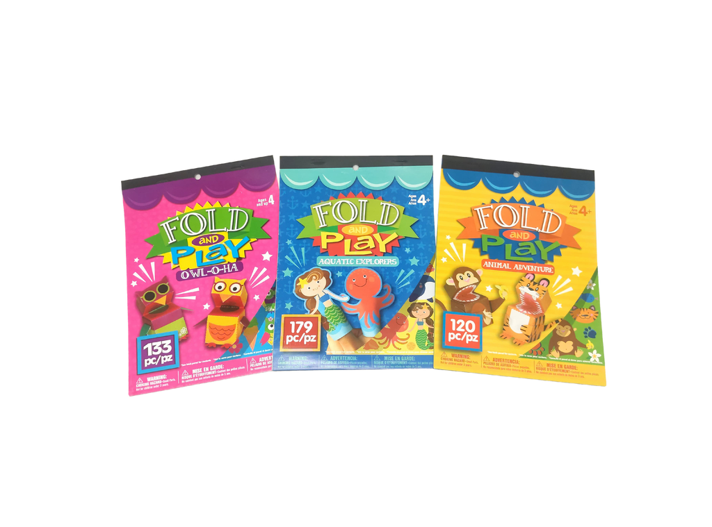 Animal Theme DIY Fold and Play Book – One Dollar Only