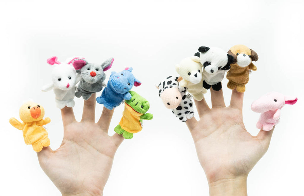 Pack of 10 Animal Finger Puppets – One Dollar Only