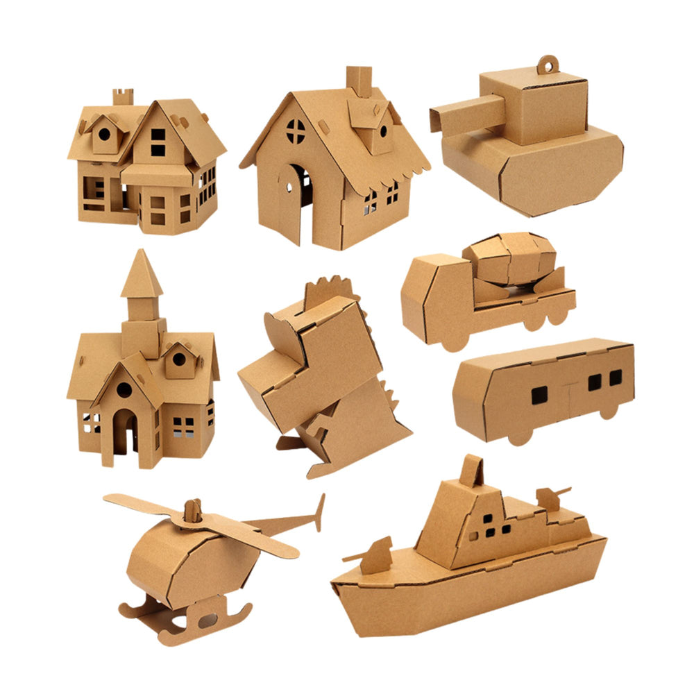 DIY Cardboard Figurines Paint and Colour – One Dollar Only