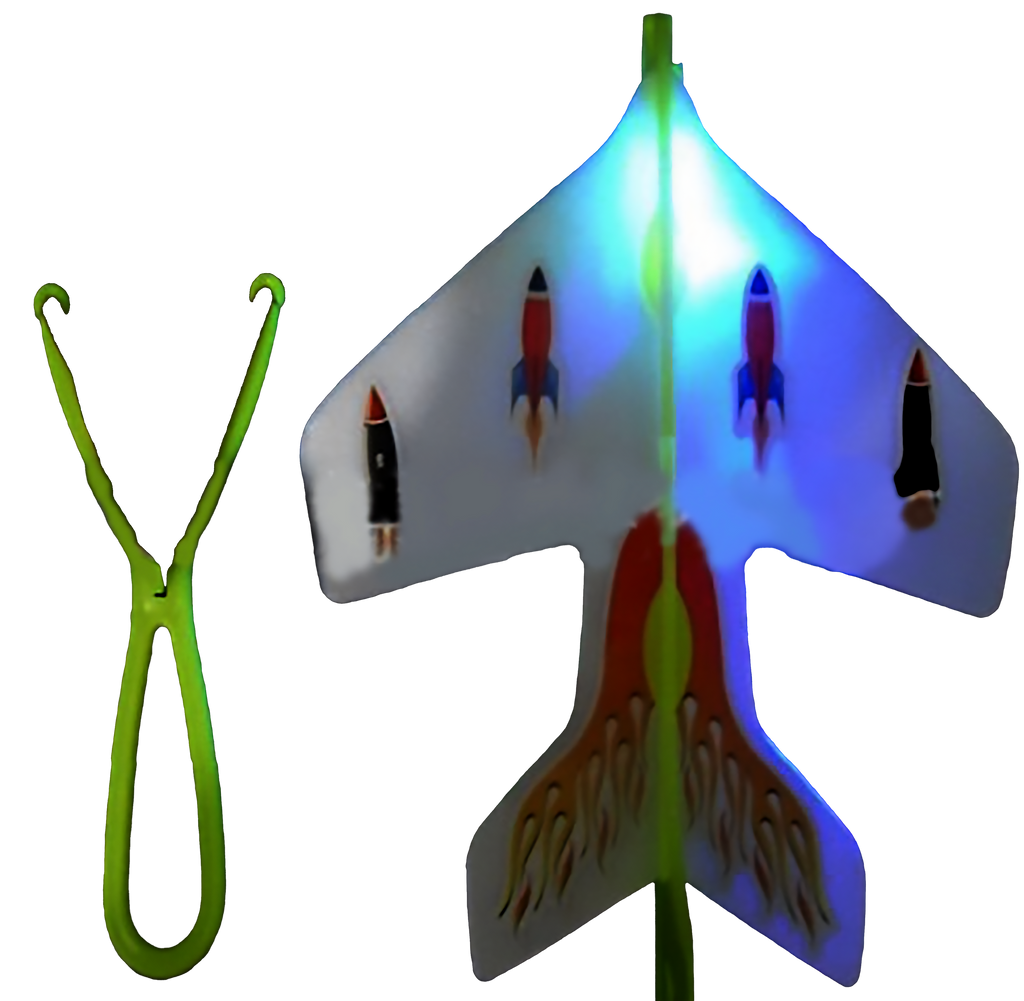 Elastic Light Up Plane – One Dollar Only