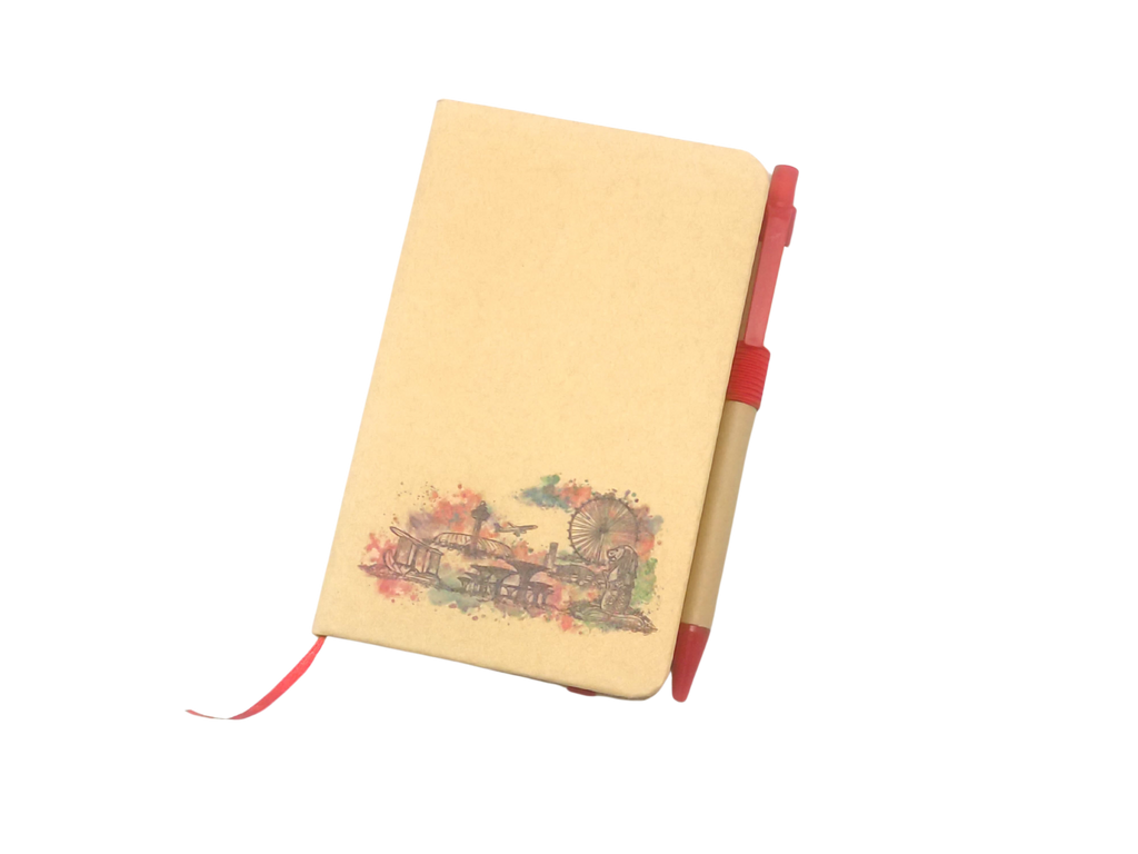 Singapore Theme Design A6 Eco-Friendly Notebook Set – One Dollar Only