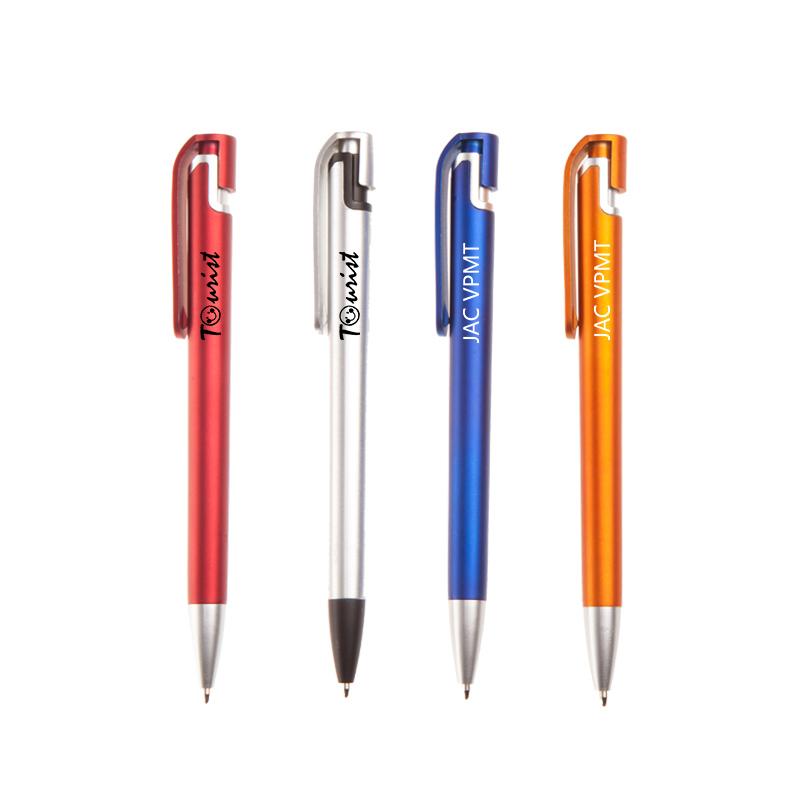 Push Button Plastic Ballpoint Pen With Spray-Painted Body – One Dollar Only