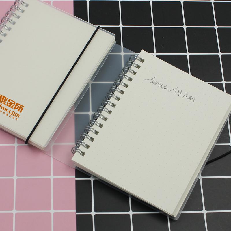 A5 Notebook With Clear Cover And Dot Grid Pages – One Dollar Only