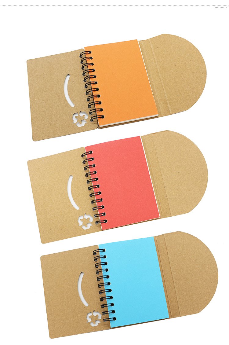 Eco-Friendly Notebook With Curved Flap Closure – One Dollar Only