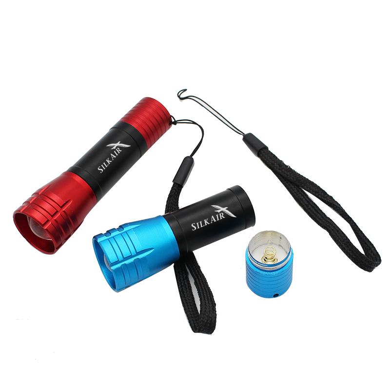 Mini Aluminium Torch Light with Telescopic Zoom – One Dollar Only