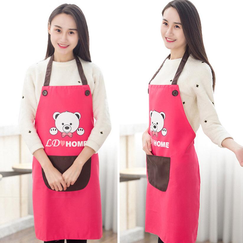 Dual-Coloured Neckband Apron With Buttons And Front Pocket – One Dollar ...