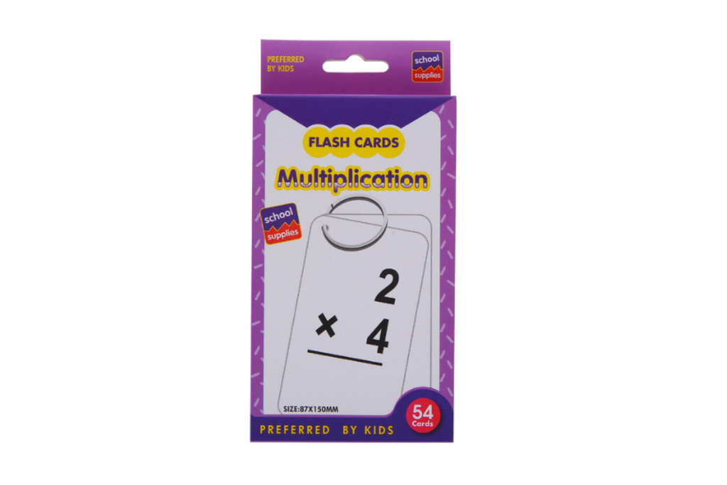 Multiplication Math Flash Cards – One Dollar Only