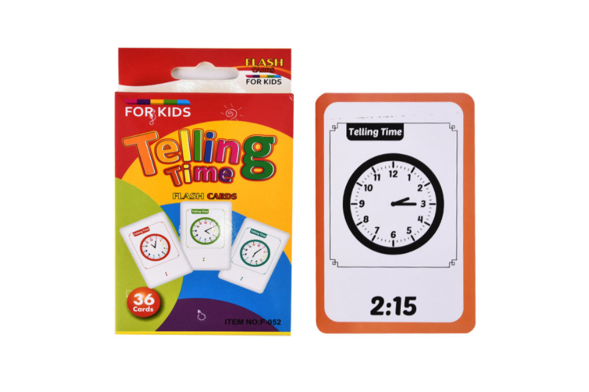 Telling Time Flash Cards – One Dollar Only