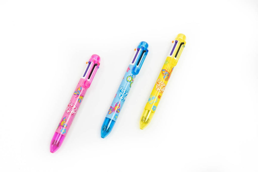 Butterfly Design Multi-Colour Clicker Pen – One Dollar Only