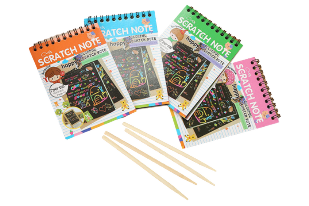 DIY Colourful Scratch Pad – One Dollar Only
