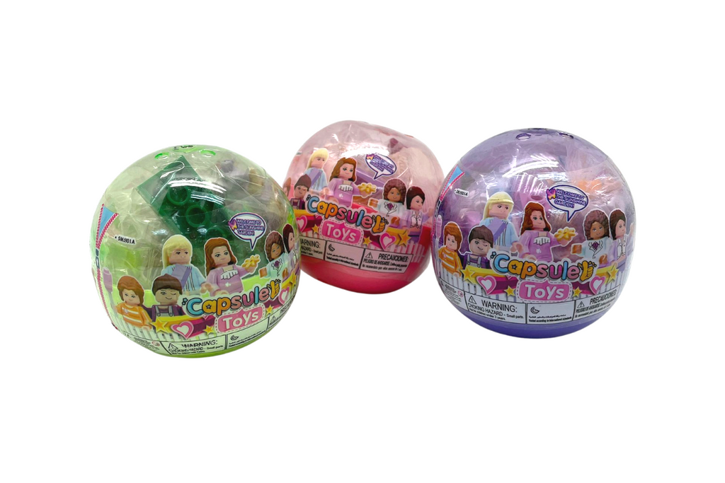 Girl Themed Building Block Capsule Toys – One Dollar Only