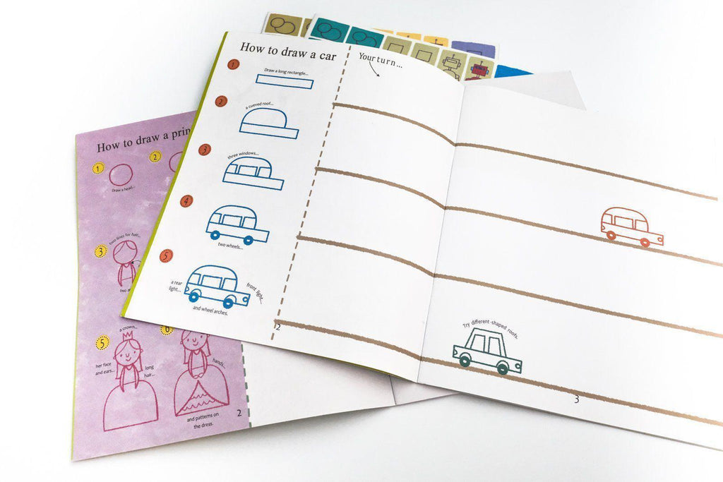 Step by Step Drawing Books (24 pages) – One Dollar Only